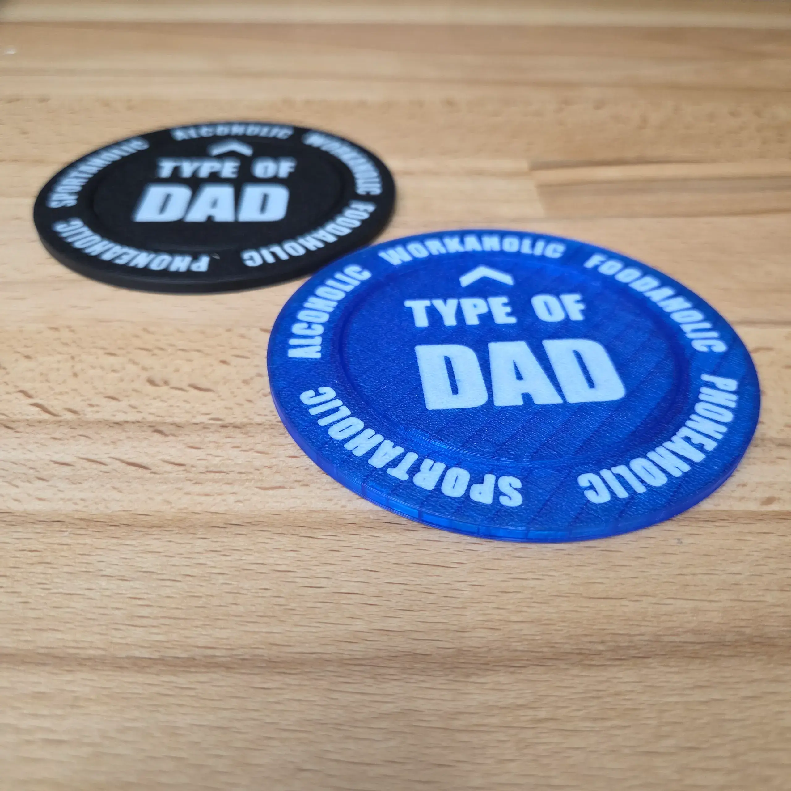 3D Printer Files | 3MF File | Fathers Day, What Type Of Dad Coaster ...