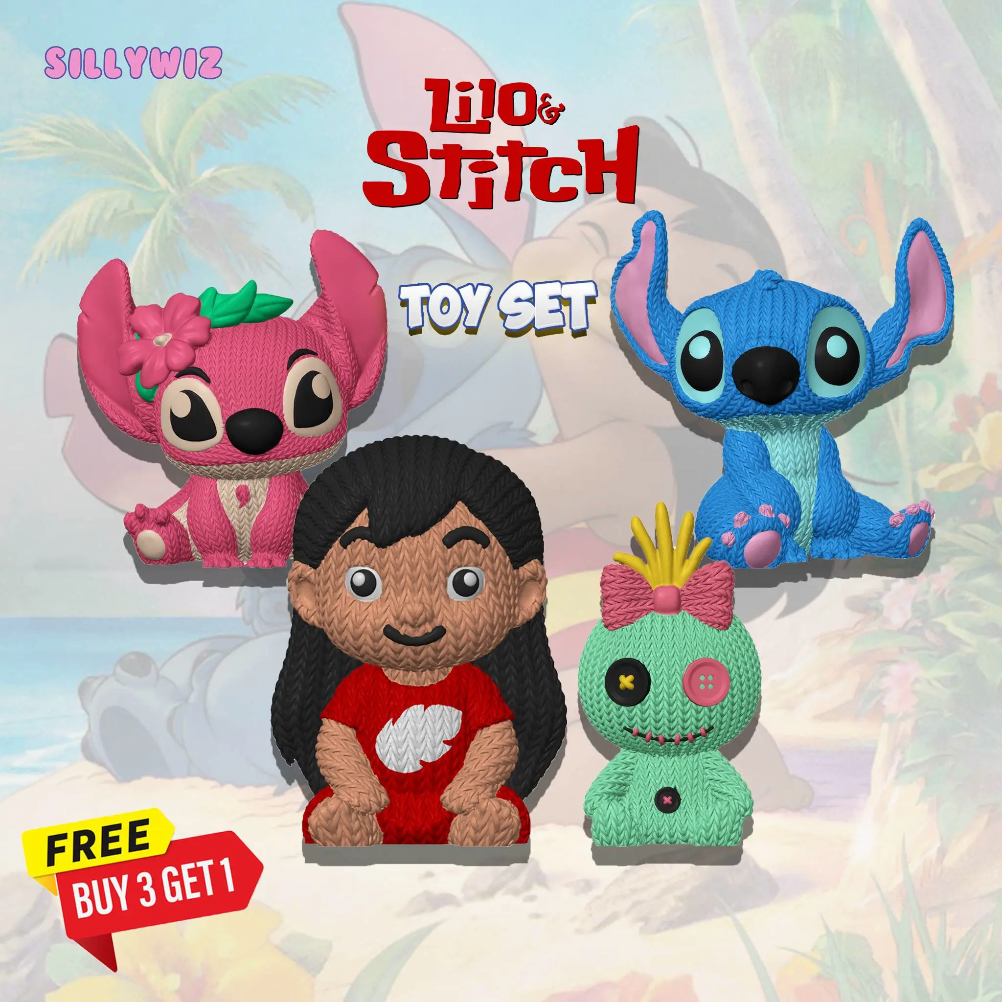 Characters & Creatures STL Descarga - 🎁 Buy 3 Models, Get 1 FREE! Lilo ...