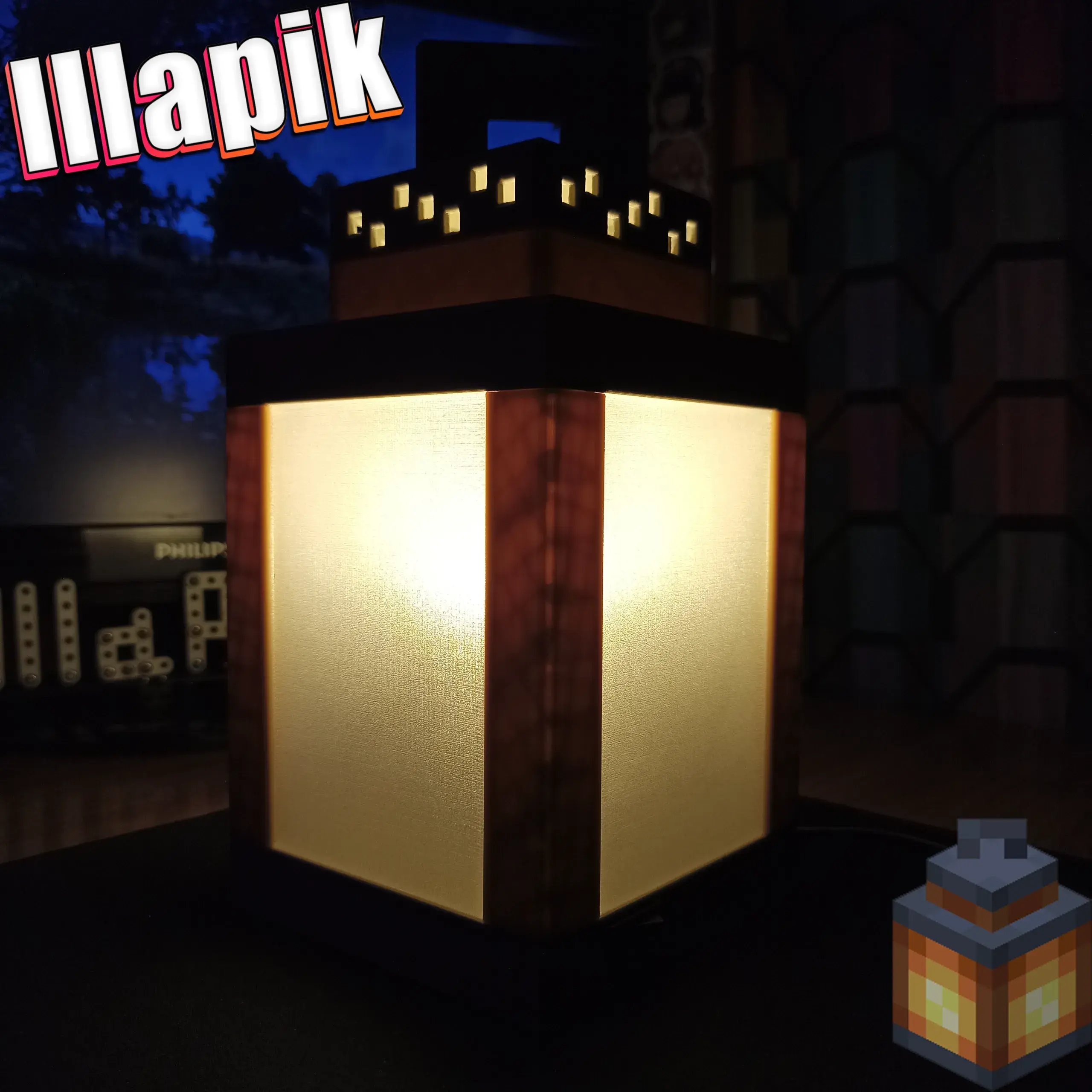 Lighting & Lamps STL Download - Minecraft Lantern / Ночник / Лампа ...
