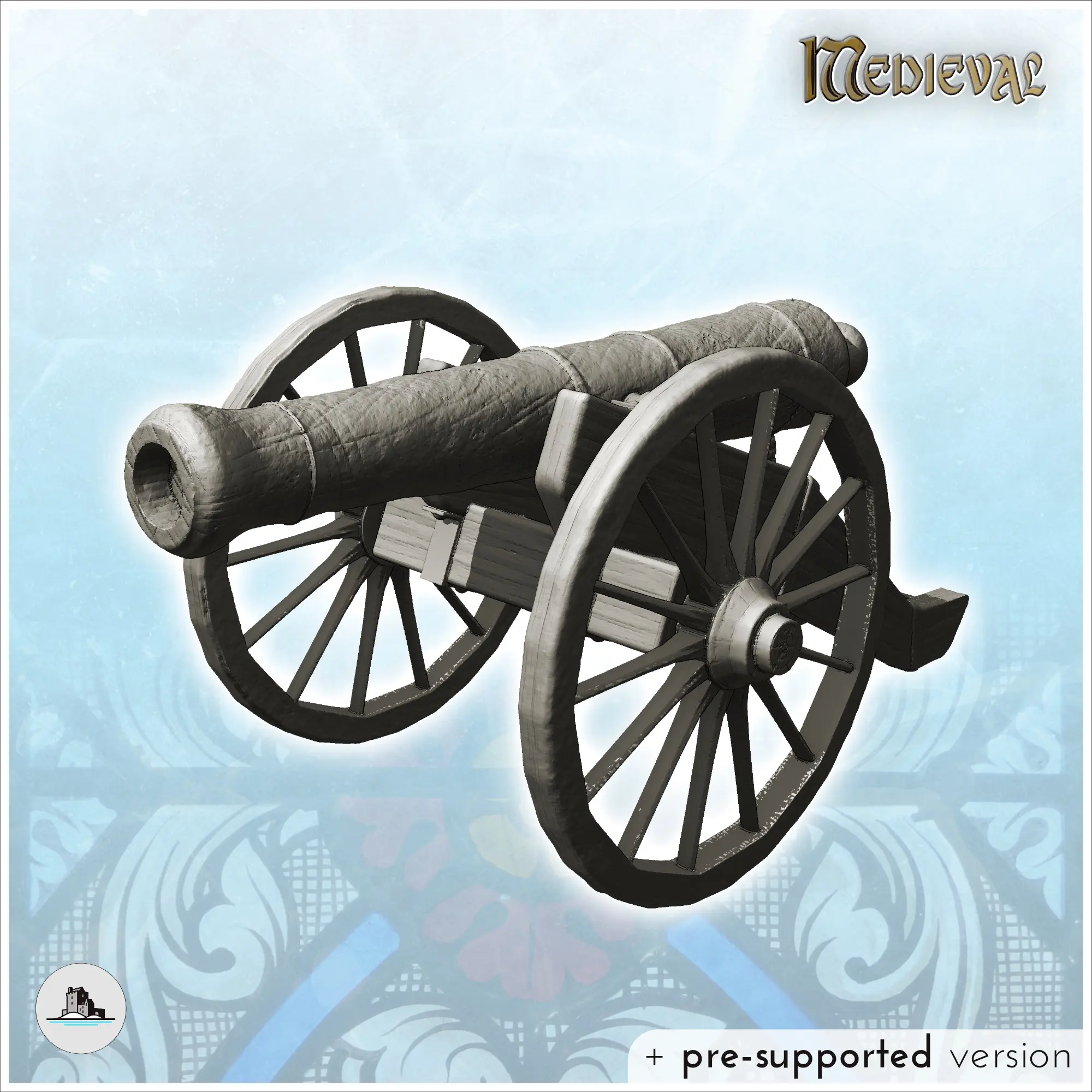 Other STL Download - Modern wheeled artillery cannon (1) - miniatures ...