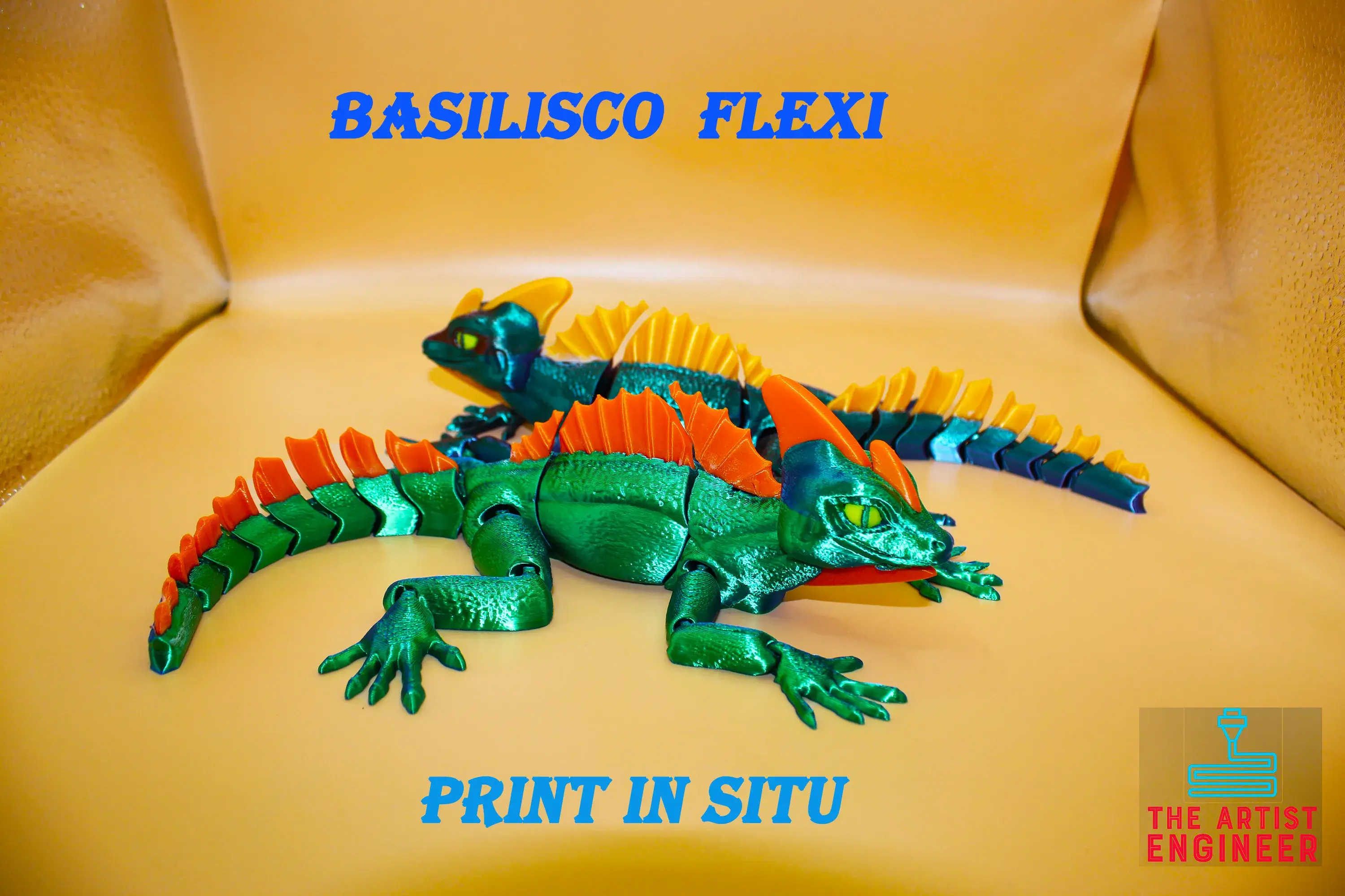 Other STL Download - basilisco_flexi_printinplaceby the artist enginer