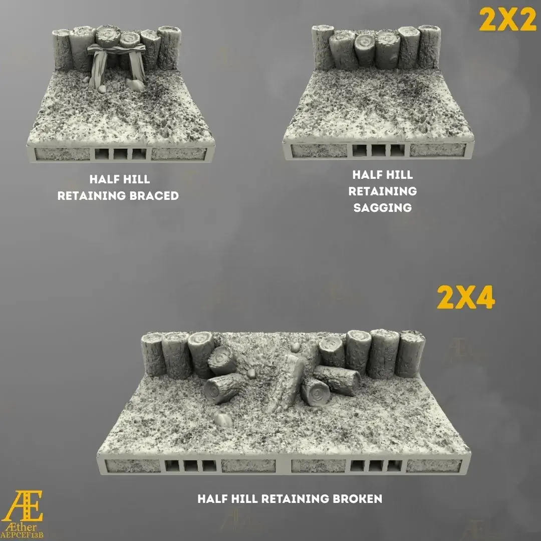 Props & Terrain STL Download - AEPCEF13B - Half Inch Hillsideby Aether ...