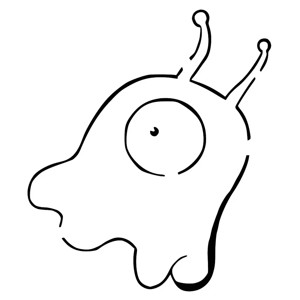 Brain slug stencil | 3D models download | Creality Cloud