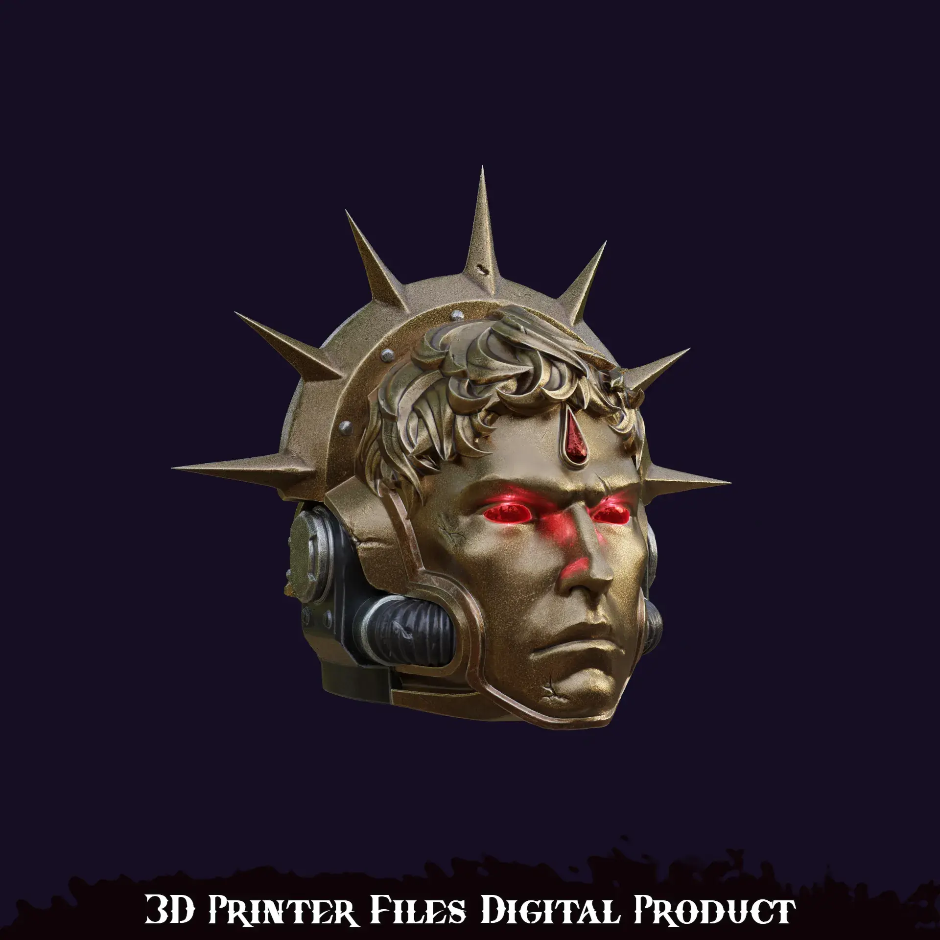 Cosplay STL Download - Sanguinary Warrior Cosplay Helmet Angels of ...