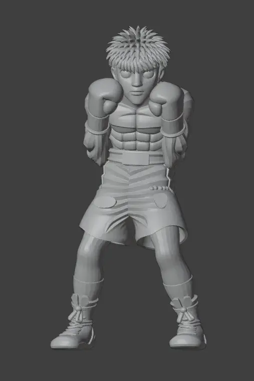 Characters & Creatures STL Download - Ippo Version 2 Hajime no ippoby ...