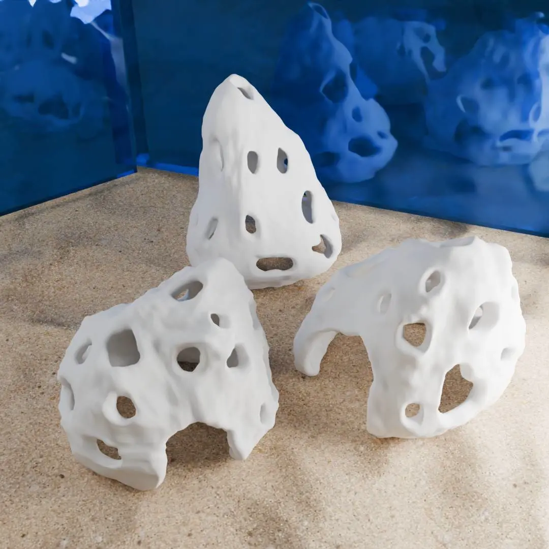 Pets STL Download - Coral Reef Fish Houses 🪸🐠by EniNiDesign