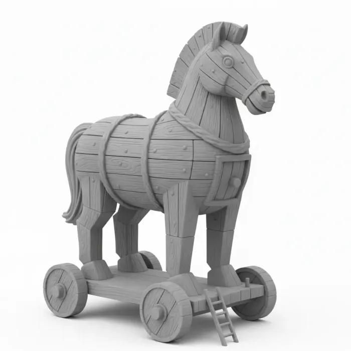 Бесплатная Other STL Download - Trojan Horse - ABDULLAH ALAN
