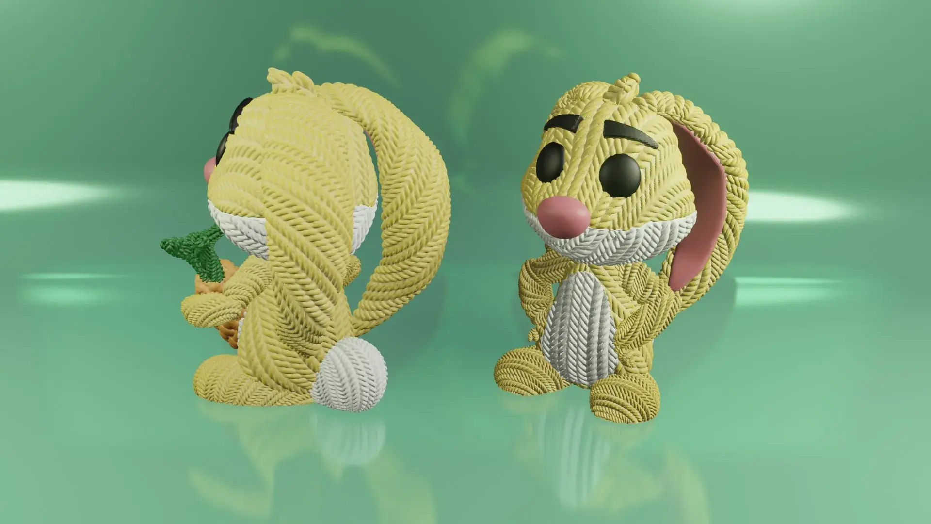 Characters & Creatures STL Download - Crochet Rabbit Winnie The Pooh ...