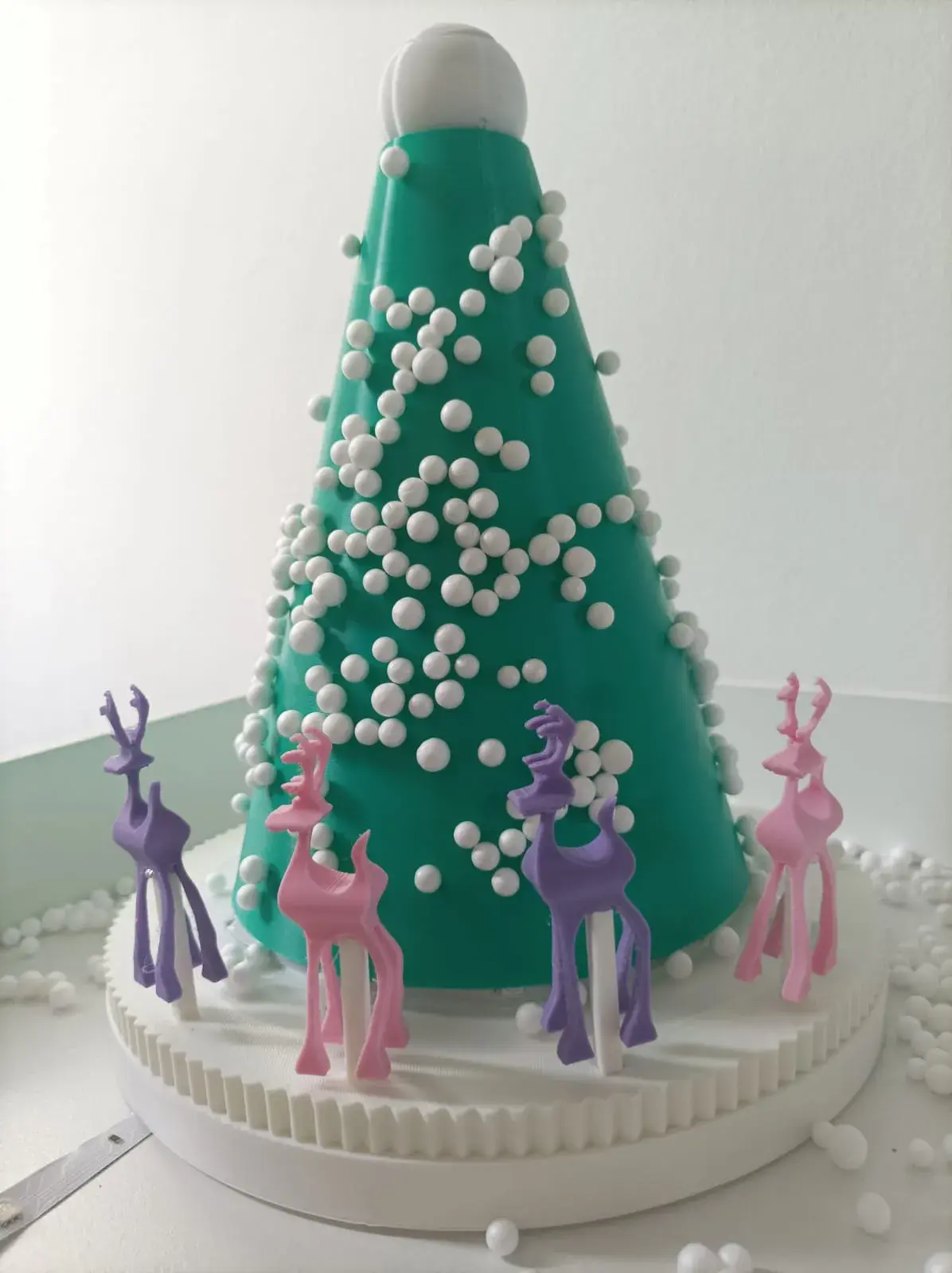3D Printer Files | 3MF File | Happy Reindeer Carousel and Christmas Tree | Creality Cloud