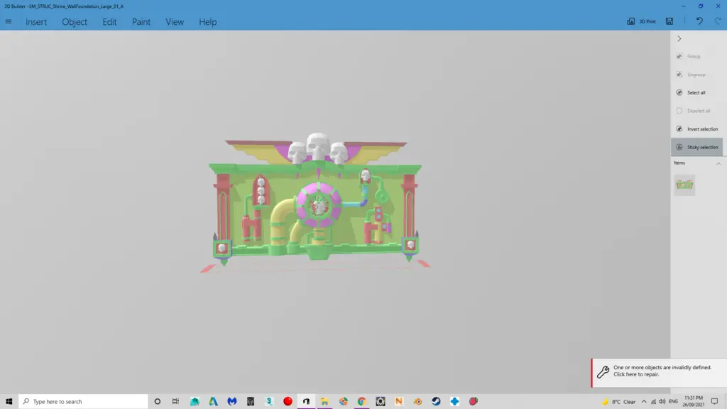 imp shrine - explode terrain sections - 3mf/fbx zips | 3D models ...