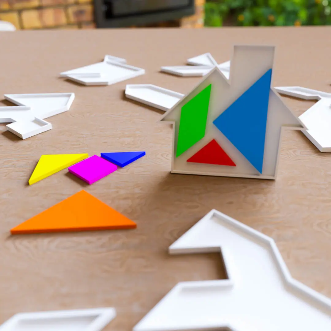3D Printer Files | 3MF File | Tangram Puzzles | Creality Cloud