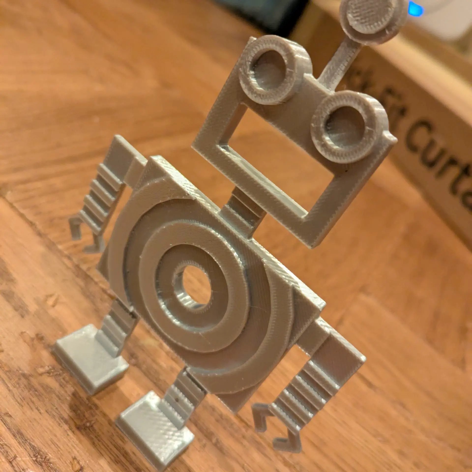 3D Printer Files | 3MF File | Robot Target - A Flat Standing Robot ...