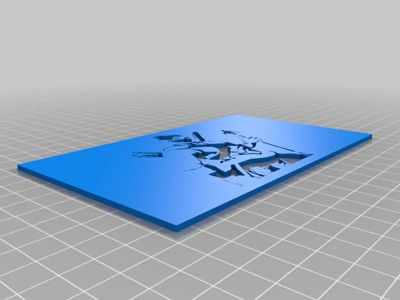 Free Characters & Creatures STL Download - Cyborg Hanzo Stencilby SMT_M 🦊