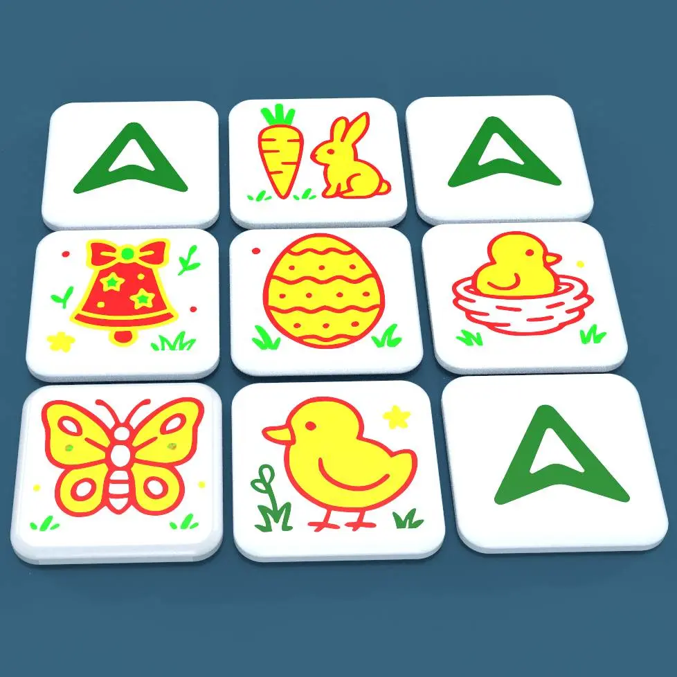 3D Printer Files | 3MF File | Easter Themed Memory Card Game | Creality ...