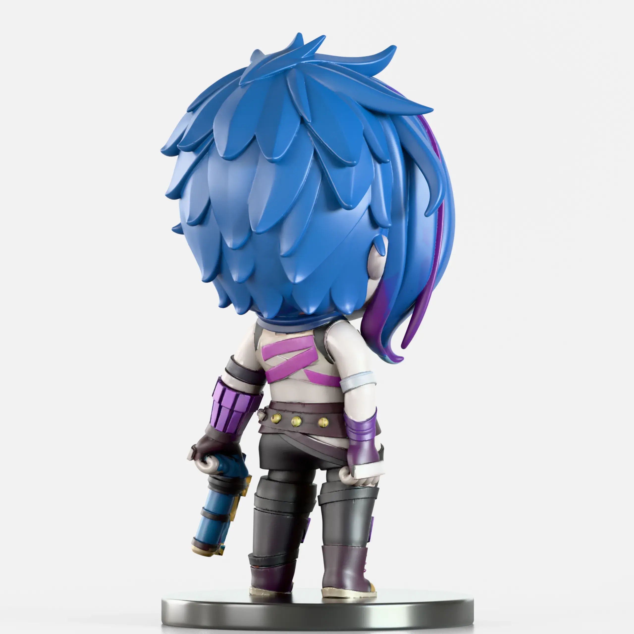 3D Printer Files | 3MF File | Jinx Chibi LOL fan Art | Creality Cloud