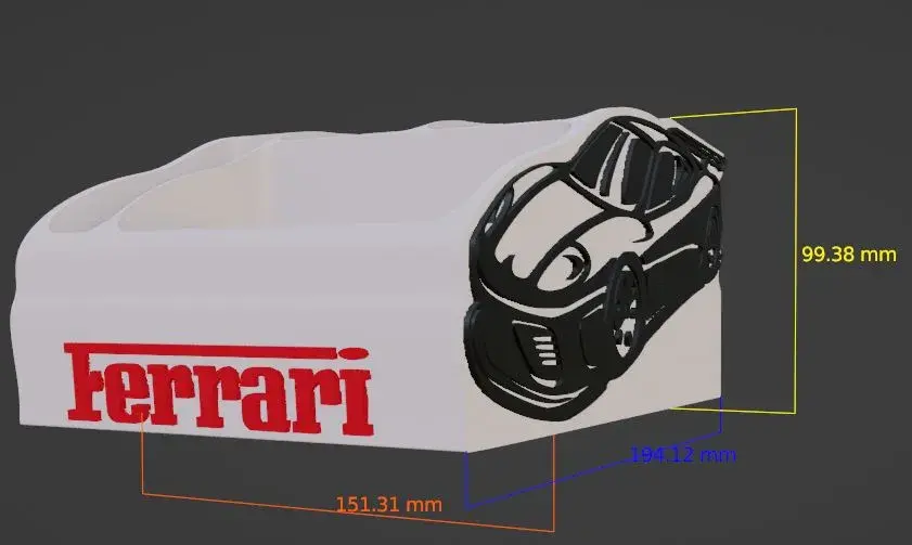 3D Printer Files | 3MF File | Ferrari desk | Creality Cloud