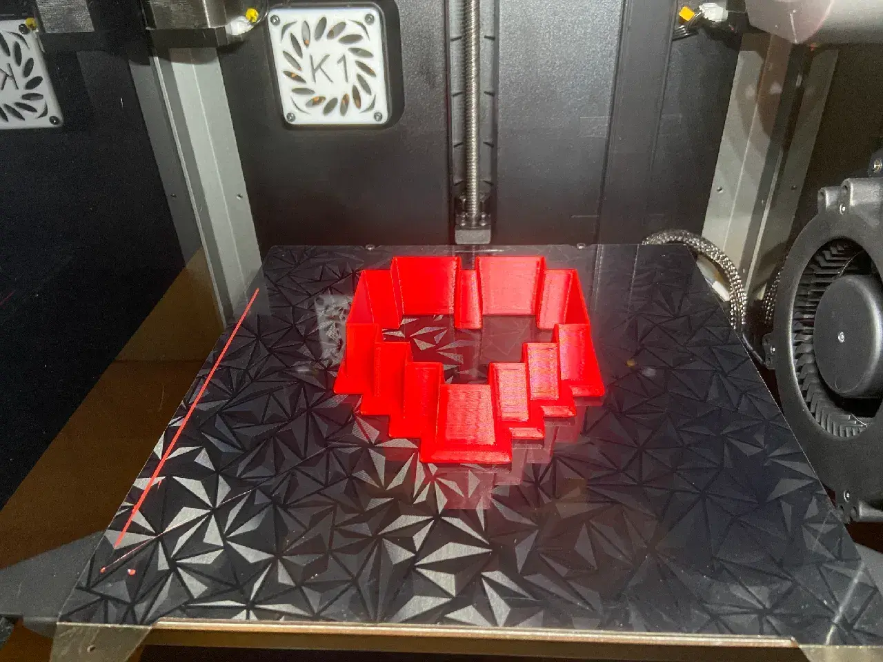 3D Printer Files | 3MF File | Block Heart Cookie Cutter | Creality Cloud