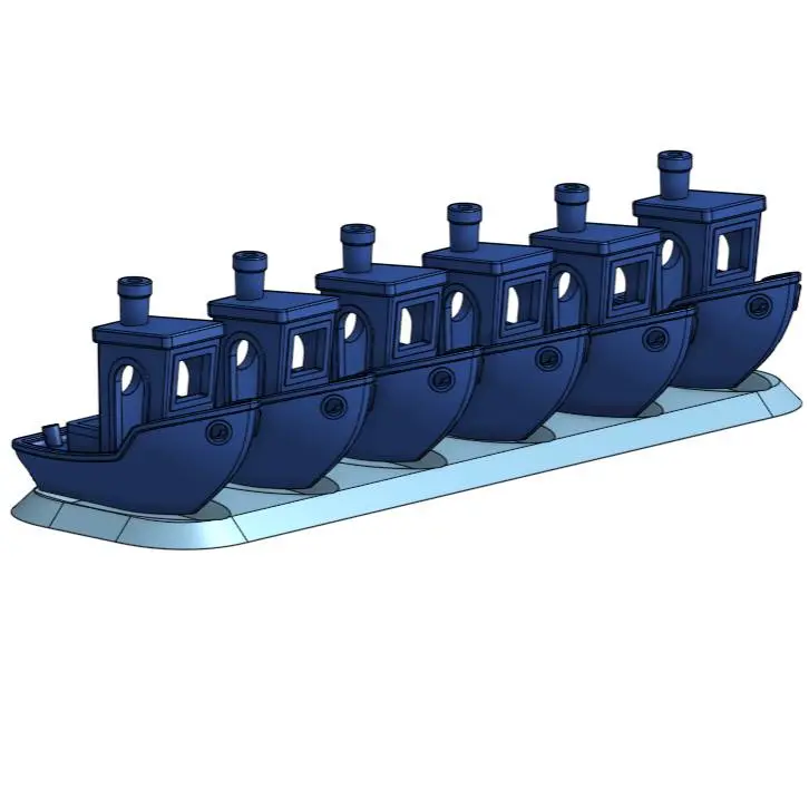 Test Models STL Download - 6-Benchy Holder/Standby Boost JDDDDD