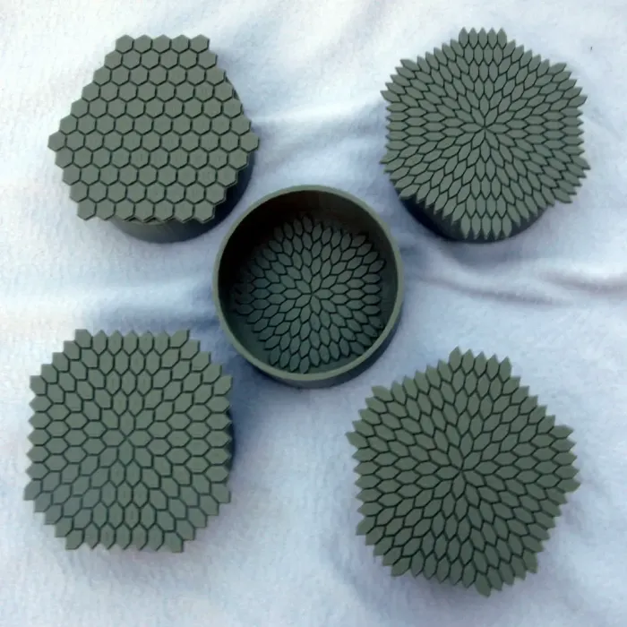 3D Printer Files | 3MF File | Radial Hexagonal Tilings as Decorations ...