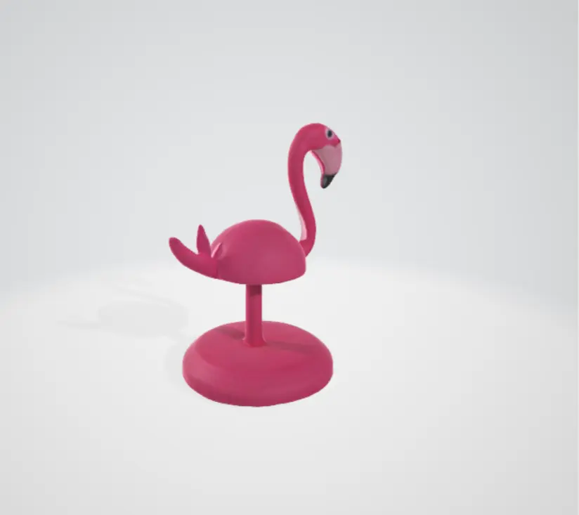 3D Printer Files | 3MF File | Flamingos - Phone Holder | Creality Cloud