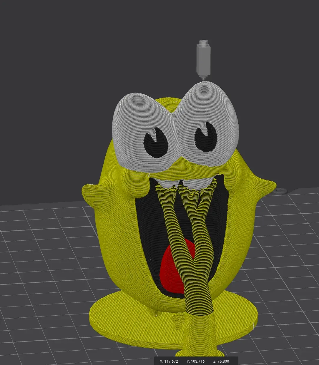 3D Printer Files | 3MF File | Steamhappy with Stand - Colored ...