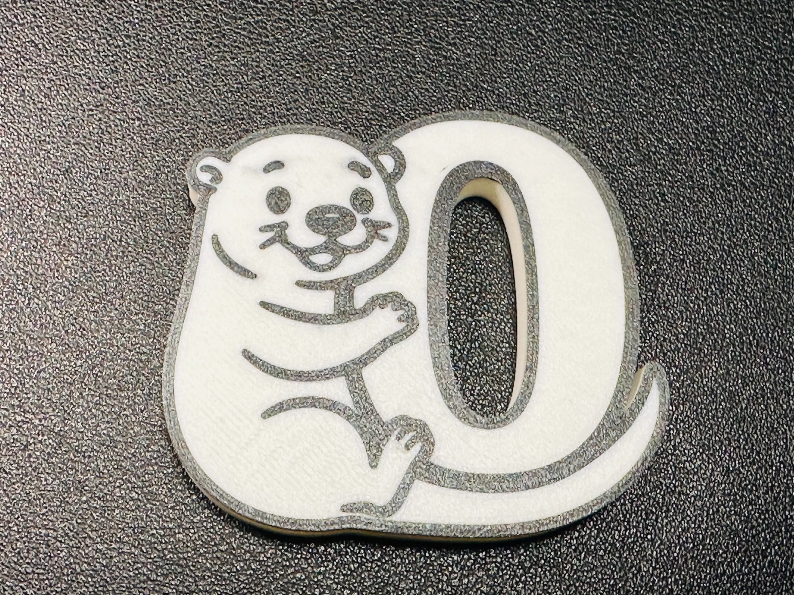 3D Printer Files | 3MF File | Letter O “Otter” 🐾 Animal Alphabet ...