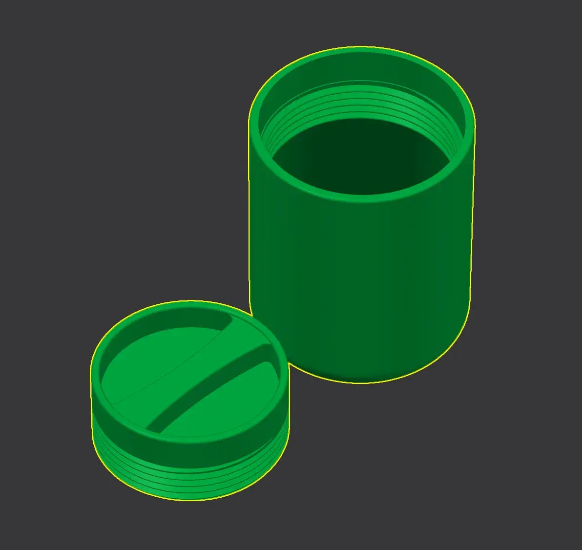 3D Printer Files | 3MF File | Travel Pill Container | Creality Cloud