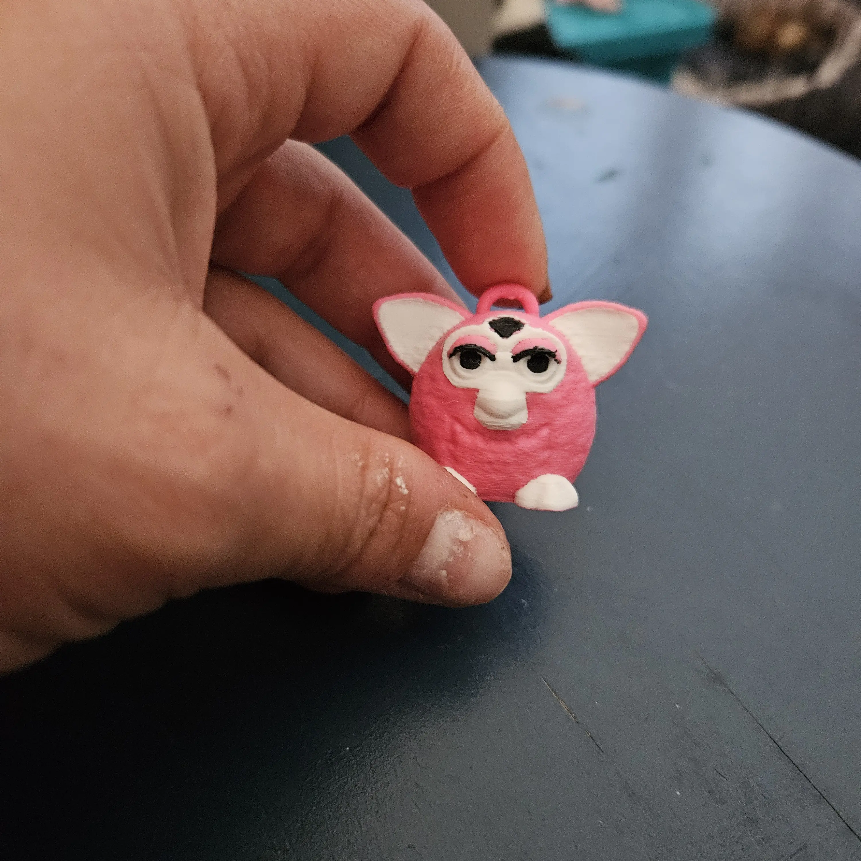Other STL Download - Furby keycharmby Jadeandherbrush