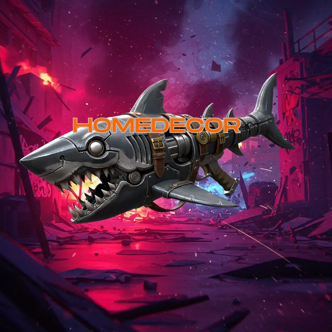 3D Printer Files | 3MF File | League of Legends Jinx Shark Rocket Launcher | Creality Cloud