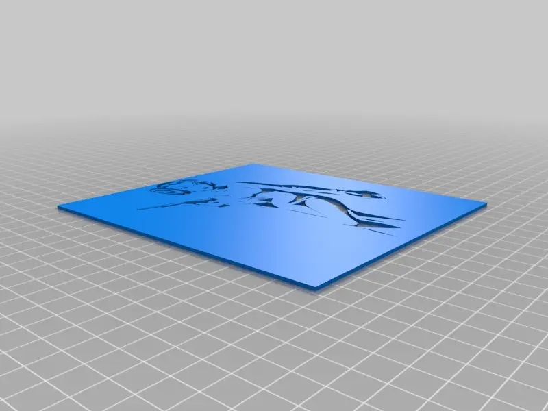 Princess leia stencil | 3D models download | Creality Cloud