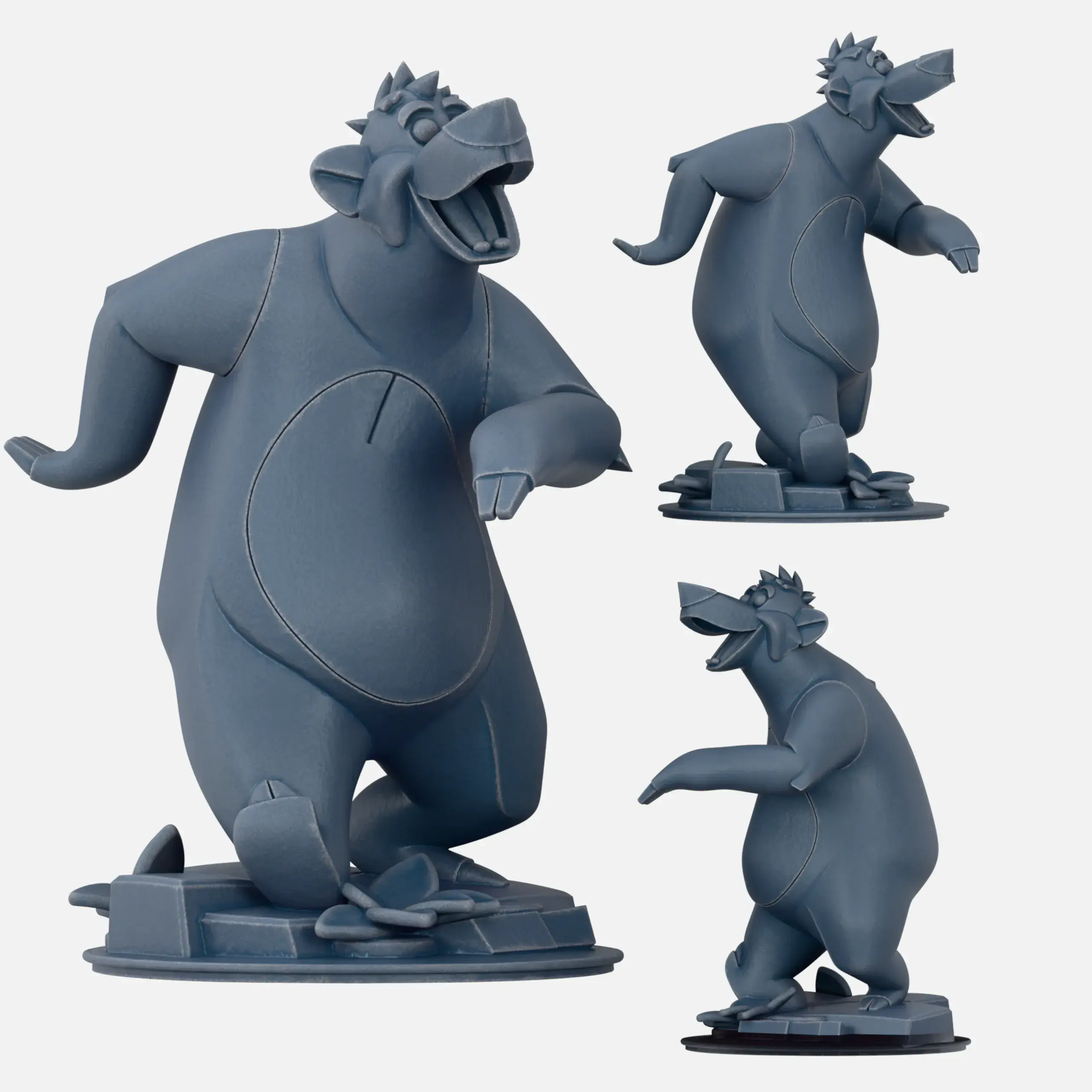 3D Printer Files | 3MF File | Balu The Jungle Book Fan Art | Creality Cloud