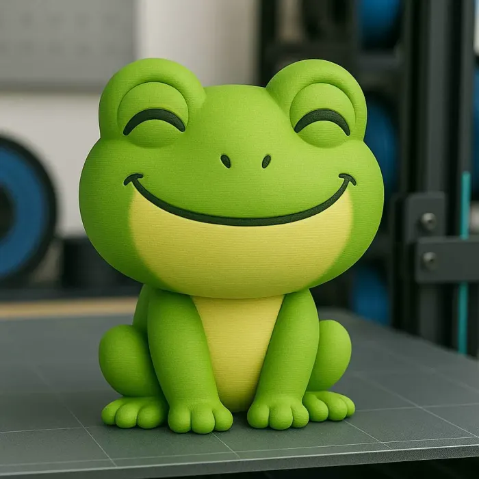 Characters & Creatures STL Download - Puffu – Frog | Cute Chibi 3D ...
