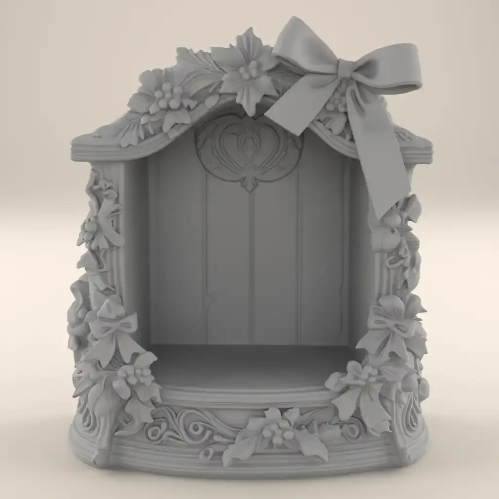 Home Decorations & Ornaments STL Download - Christmas Nativity Stable ...
