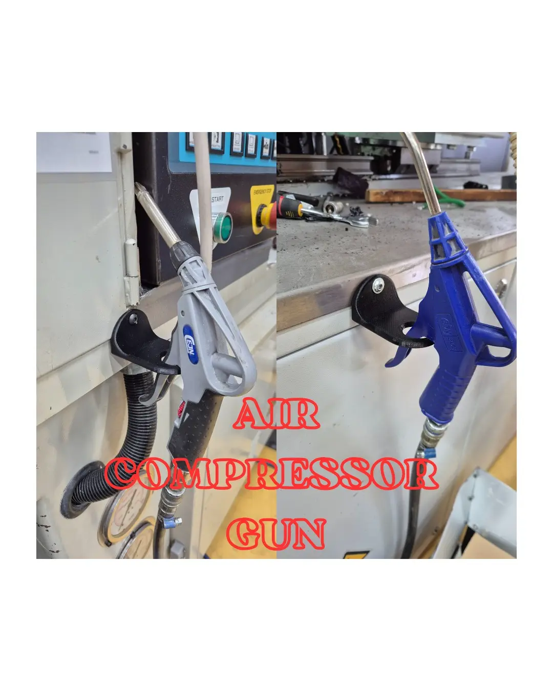 3D Printer Files | 3MF File | Air compressor gun holder | Creality Cloud