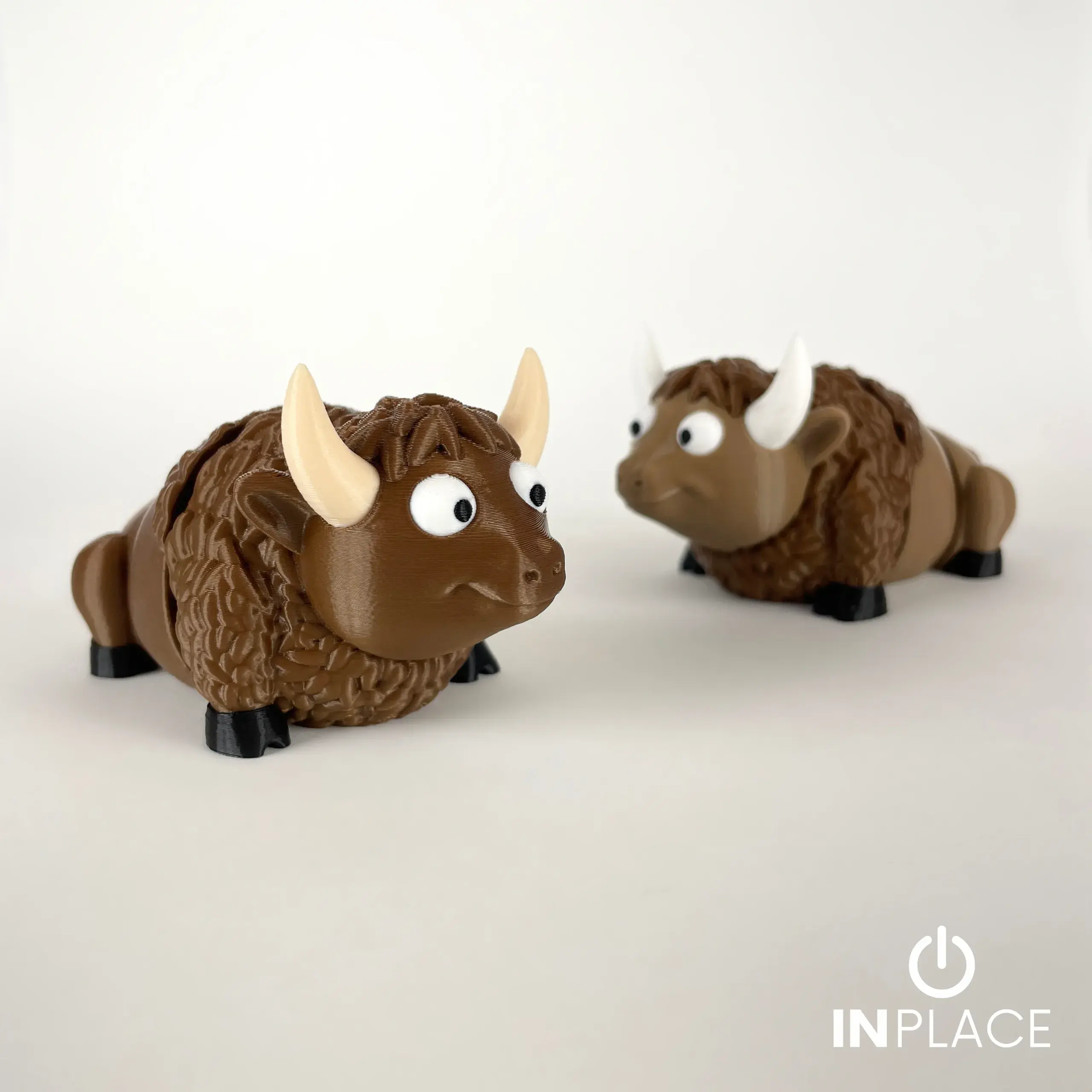 Other STL Descarga - Cute Bison Articulated - Inplace