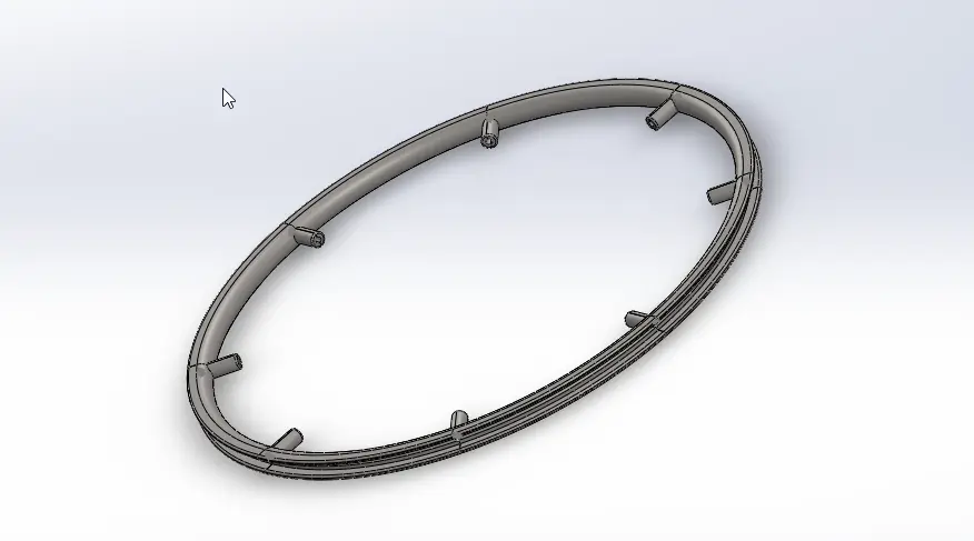 Home Appliance Accessories STL Download - 0.55m Diameter LED Strip ...