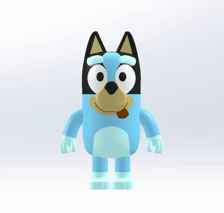Characters & Creatures STL Download - Blueyby Edna Lab