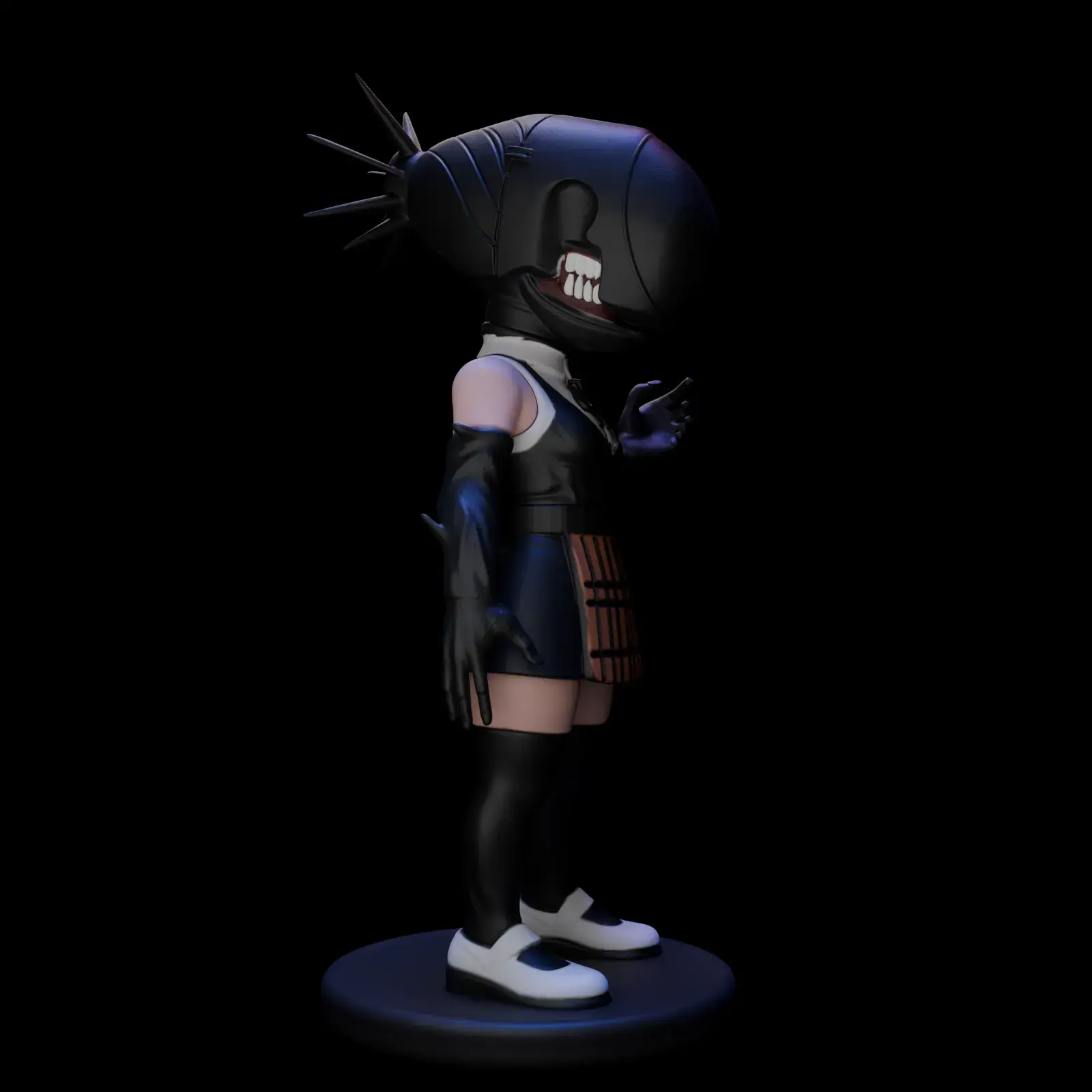 3D Printer Files | 3MF File | 💣 RAZE - Chainsaw Bomb Girl | Creality Cloud