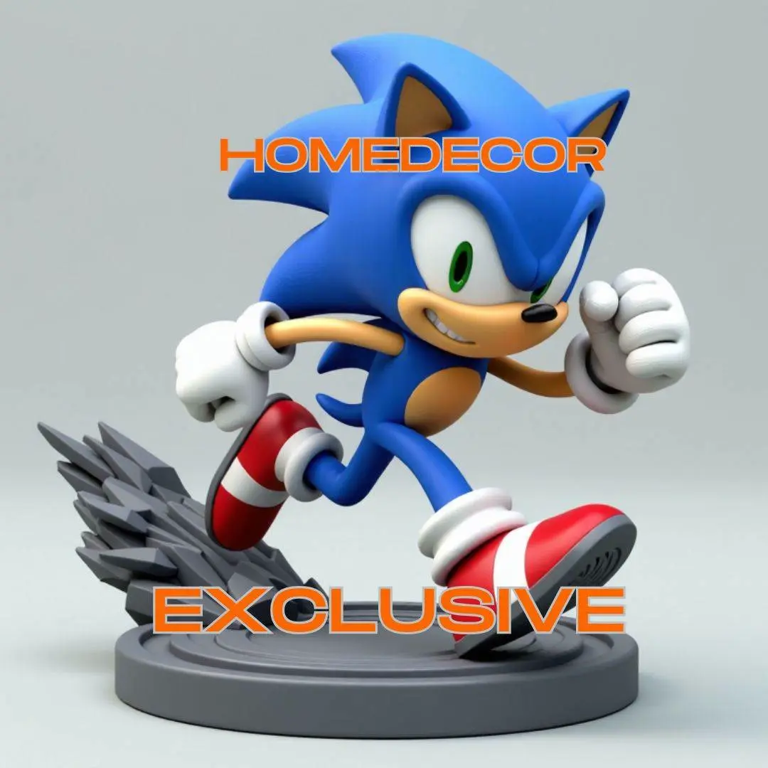 3D Printer Files | 3MF File | Sonic the Hedgehog | Creality Cloud