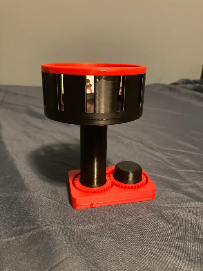 3d yazıcı baskı modelleri | 3MF | Zoetrope - Working Animation Device ...