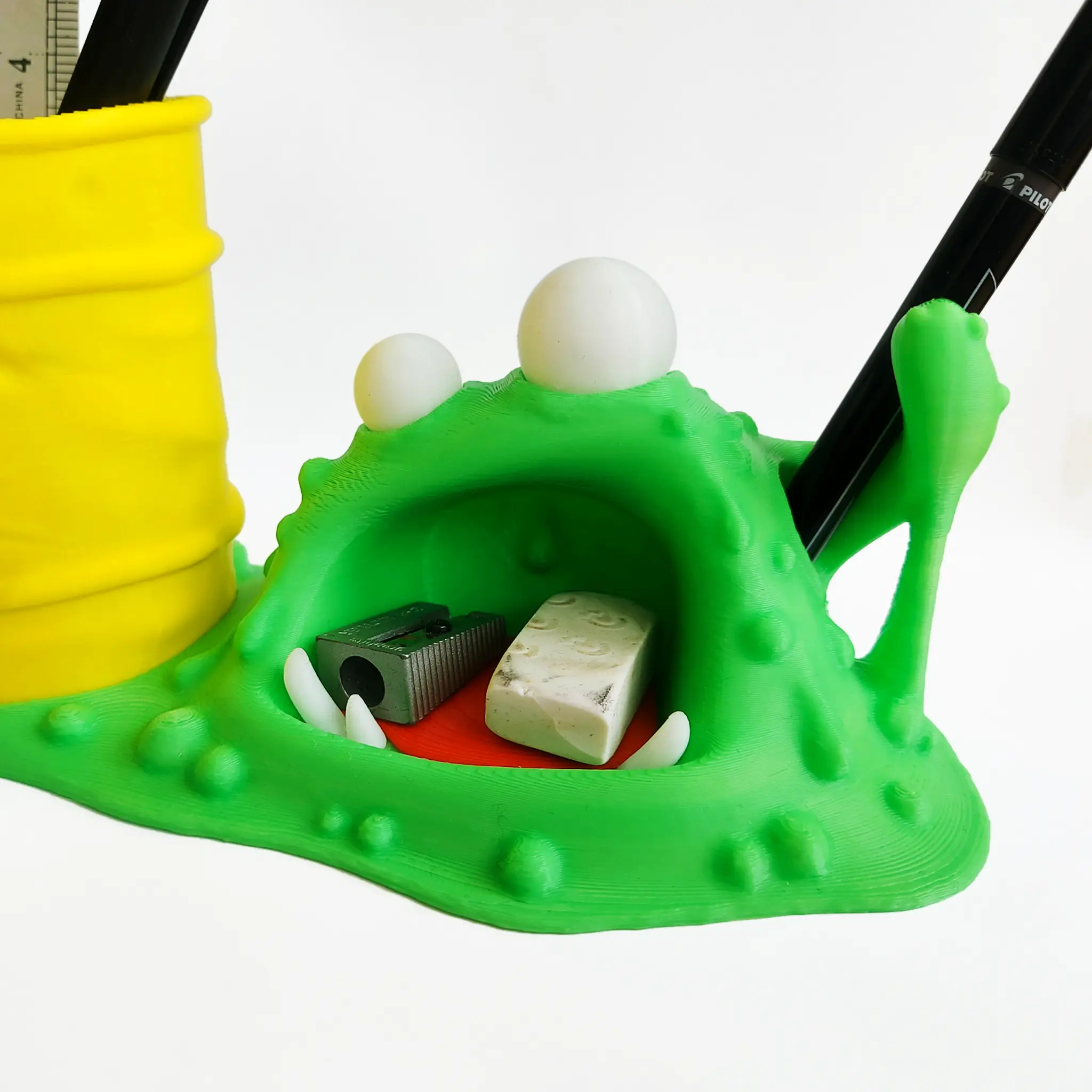 Home Decorations & Ornaments STL Download - Monster Desk Organizerby ...