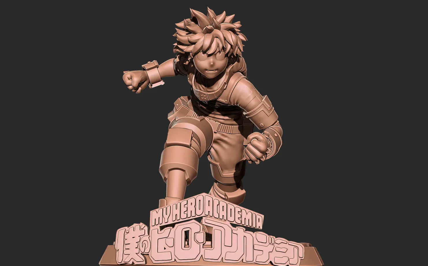 Characters & Creatures STL Download - Izuku Midoriya - My Hero academia ...