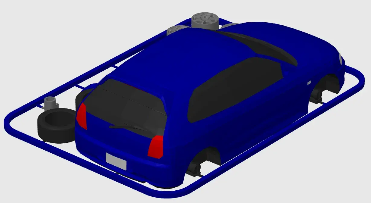 3D Printer Files | 3MF File | Mitsubishi Mirage Cyborg ZR (Colt CJ0 ...