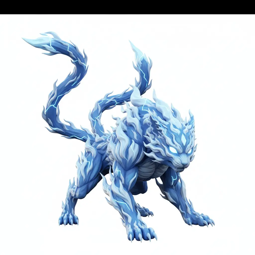 Characters & Creatures STL Download - Matatabi (Two-Tails)by Wezer