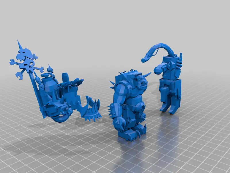 Free Miniature Games & Accessories STL Download - small ork dumpby SMT_M 🦊