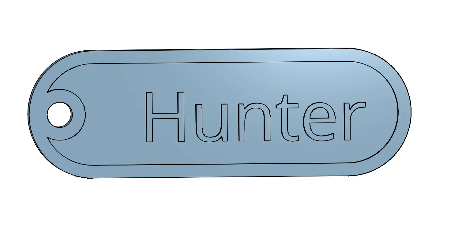 Jewelry & Accessories STL Download - Hunter keychainby Sawyer7379