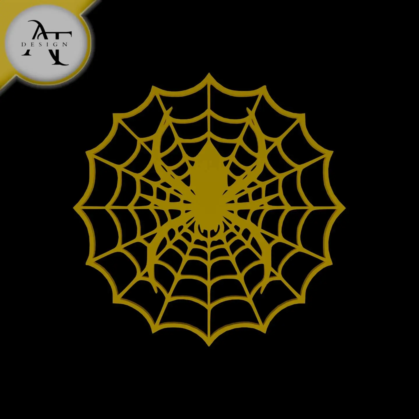 Home Decorations & Ornaments STL Download - Spider - Silhouette - 2D ...