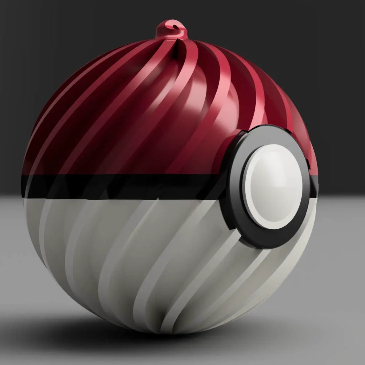 3D Printer Files | 3MF File | Christmas tree ornament, ball in Pokeball ...