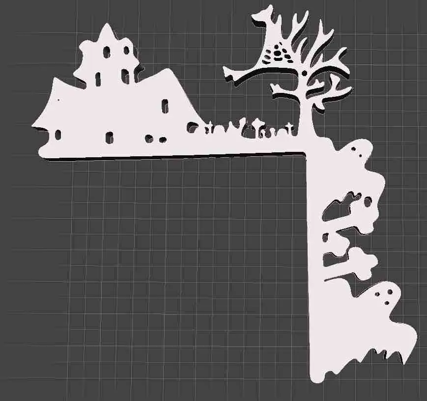 Other STL Download - door frames halloween haunted house ghost.by ...