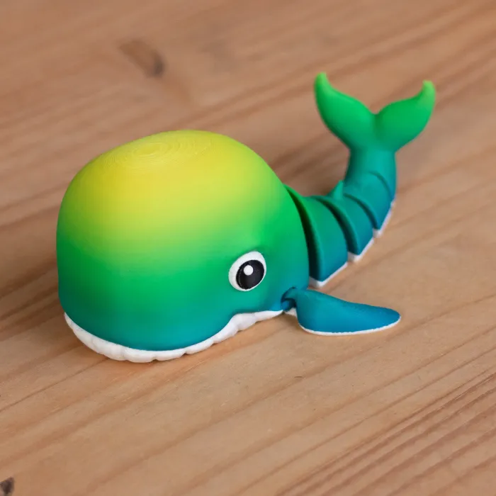 Mammal STL Download - WHALE CARTOON ARTICULATEDby ROGI STUDIOS